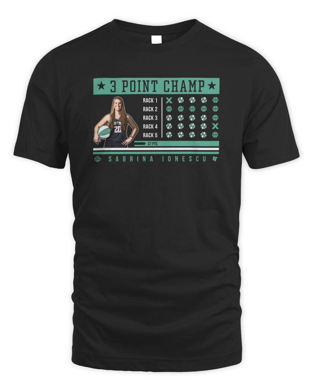 #20 Sabrina Ionescu Three-Point Champ Wnba 2023 Shirt Breakingt Shop