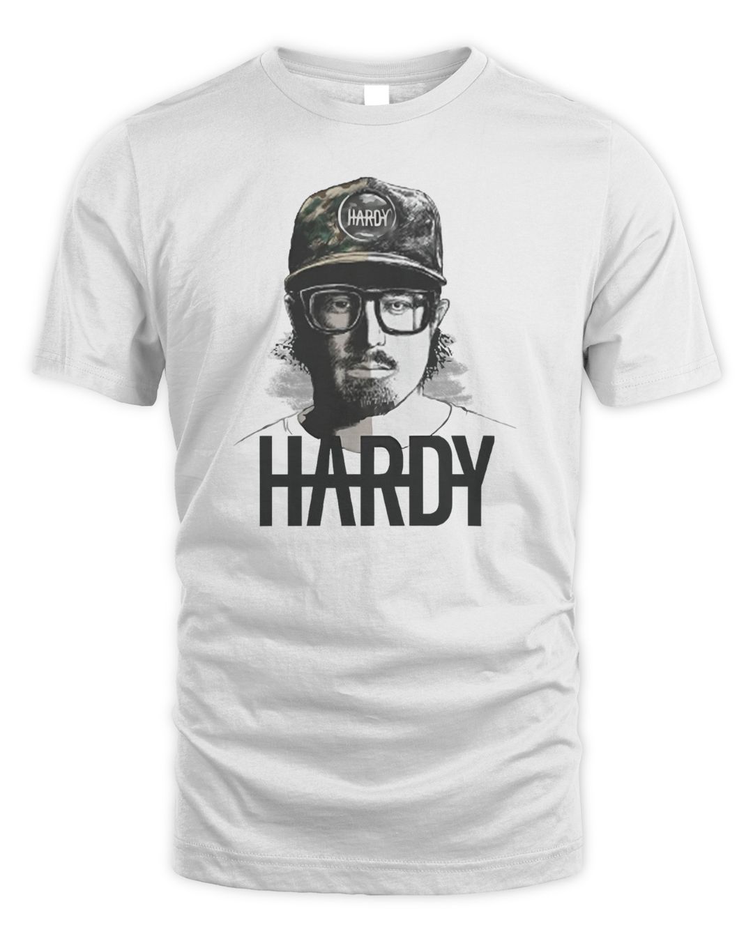 Hardy Merch White Photo Tour T-Shirt | Tufemo